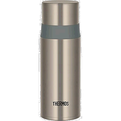 【日本直邮】Thermos膳魔师 水壶/不锈钢/杯式350ml 钢绿FFM-352