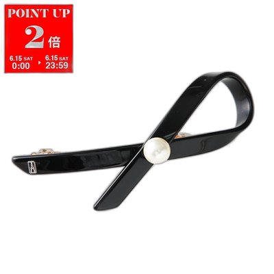 日本直邮ALEXANDRE DE PARIS 女款 发饰 Baretta 黑色珍珠款AA7-1