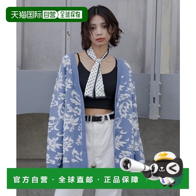 1h可退 日本直邮PAGEBOY 女士立体花纹针织开衫 320008