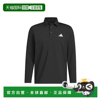 日本直邮Adidas/阿迪达斯舒适长袖亲肤透气高尔夫球服男款 KG9978