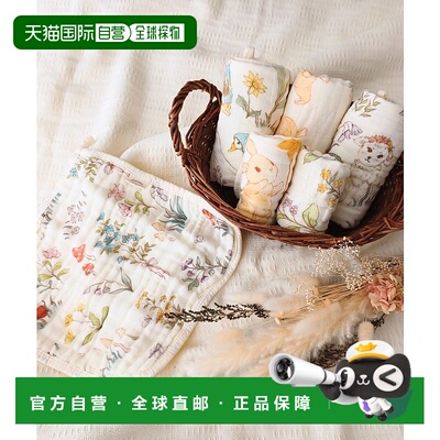 1h可退 日本直邮SWEET MOMMY 婴儿 6层竹纤维纱布浴巾套装 6件套