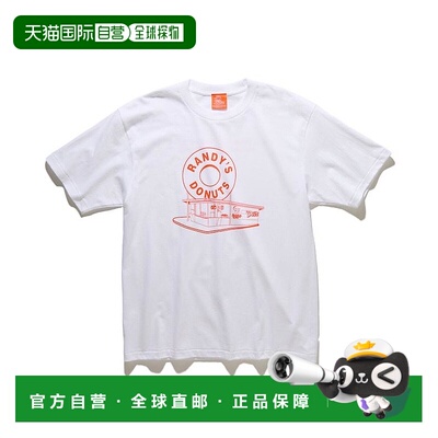 1h可退 日本直邮Randy’s Donut 男装 美式复古插画短袖T恤 10264