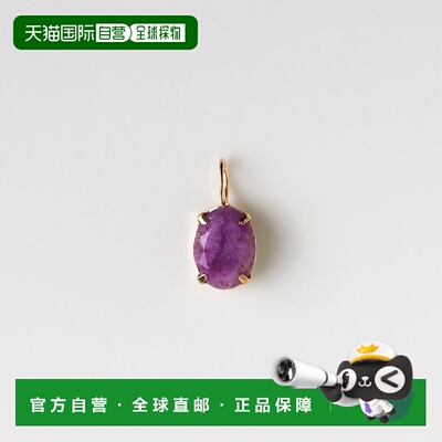 日本直邮cui-cui 女装 天然石吊坠（K10YG） 9042【付后1h可退】