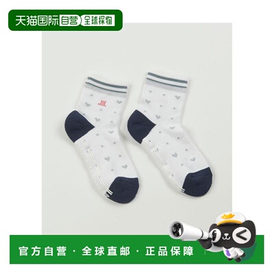 日本直邮 LANVIN SPORT 心形图案中筒袜 [VG6SSO23L]袜子