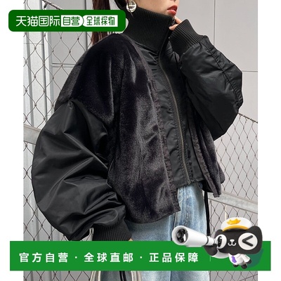 1h可退 日本直邮etsinta 女装 复古风拼接短款立领外套 TYZ105230