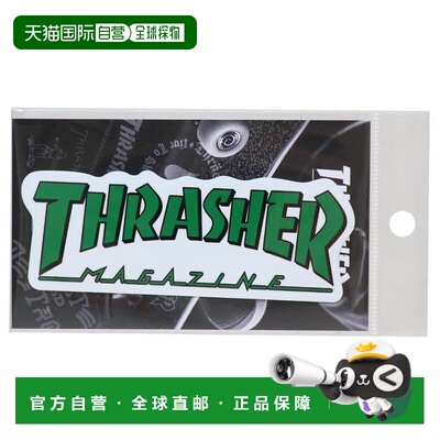 日本直邮乙烯基贴纸模切THRASHER 家乡标志 GR运动品牌通用贴纸装
