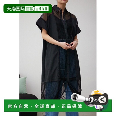 1h可退 日本直邮AZUL BY MOUSSY女士透视网眼长款衬衫外套 250HSM