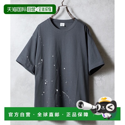 1h可退 日本直邮NUMBER (N)INE男女同款手绘工艺纯棉短款T恤 S25G