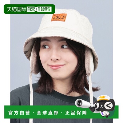 1h可退 日本直邮titicaca 女装 耳罩式菱格 bucket帽 2WAY设计 ZO