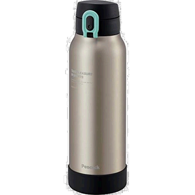 【日本直邮】The peacock孔雀 一按式保温水壶800ml 哑光AKE-R80