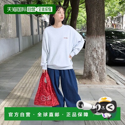1h可退 日本直邮FREAK'S STORE 女装 HELLO KITTY联名 宽松刺绣紫