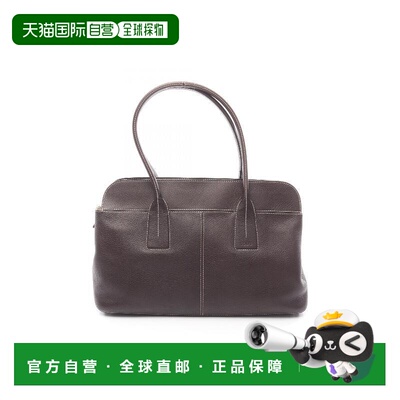 日本直邮中古Tods托德斯女包B级9新tote bag托特包牛皮托特包棕色