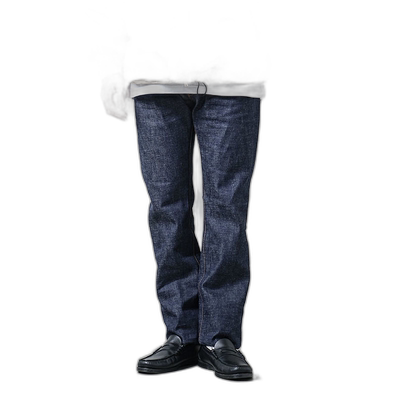 日本直邮 [5724-81513]SCYE BASICS 镶边牛仔直筒牛仔裤