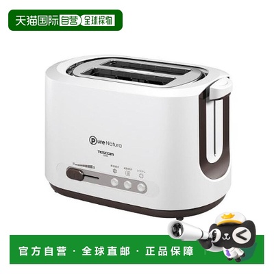 【日本直邮】Tescom白色面包烤箱机勃朗宁调节杆无级调节CT30-W