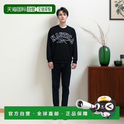 1h可退 日本直邮Reebok×NAUTICA 男装 重磅双标罗纹圆领卫衣  10