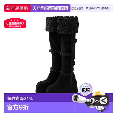 日本直邮日潮 GRL  厚底 羊皮 材质 过膝长靴zr1451