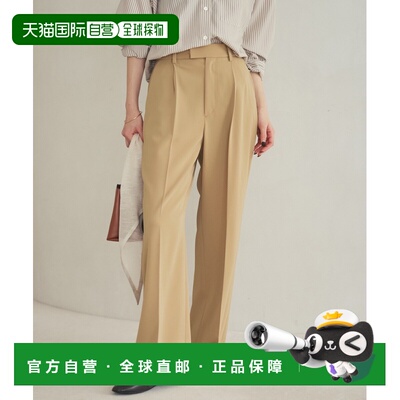 日本直邮Plage 女装 beautiful tuck 宽松修身西裤 双口袋设计 26