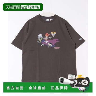 1h可退 日本直邮DISCUS 女士The Powerpuff Girls印花T恤 0222200