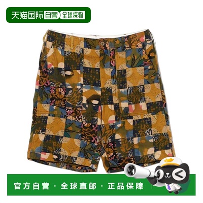 1h可退 日本直邮Engineered Garments 男士 棉质拼接印花短裤 362
