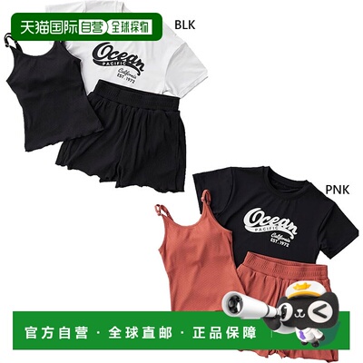 日本直邮Ocean Pacific 儿童女童泳衣三件套泳衣游泳游泳女童泳衣