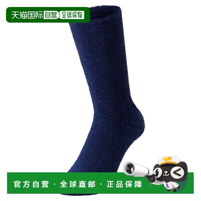 日本直邮MONTBELL KAMICO 纯色松紧袜口厚绒毛中筒袜 男款 1双装