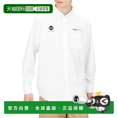 【日本直邮】迪桑特 MOVESPORT MVSP 系扣长袖衬衫 DMMWJB57