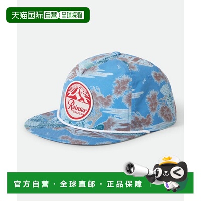 日本直邮BRIXTON联名Rainier 男女同款 斯卡伊蓝5片帽 261041653