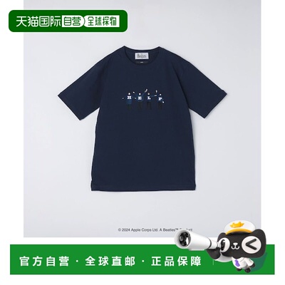 日本直邮WEB限定SHIPS: THE BEATLES刺绣T恤 24SS [429337106]