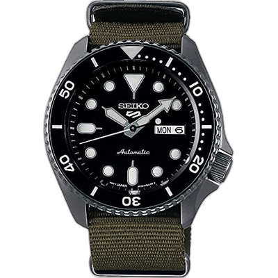 【日本直邮】SEIKO SRPD91 绿色 时尚皮带精工表盘表壳自动