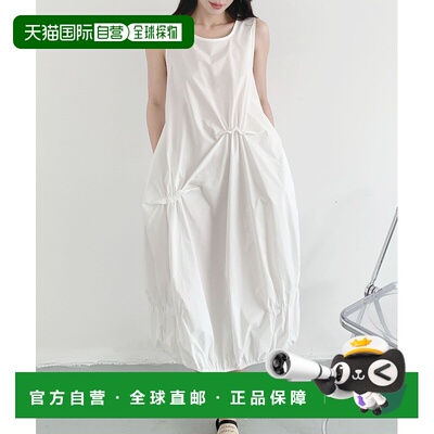 1h可退 日本直邮LOWO 女装 无袖褶皱茧型蓬蓬连衣裙 lwtosna1728