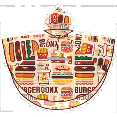 【日本直邮】斯凯达雨披 儿童用Burger Conx 混合 适应身高110-12
