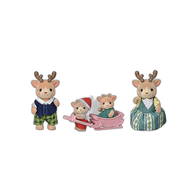 【日本直邮】Epoch Sylvanian Families 人偶 麋鹿一家圣诞玩具