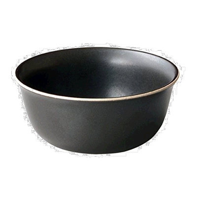 【日本直邮】KINTO厨房厨具CLK-152陶瓷碗质感宽口140mm黑色29504