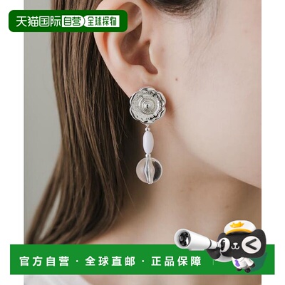 1h可退 日本直邮官方授权 SMELLY 花朵水滴耳环耳饰耳夹树脂配饰