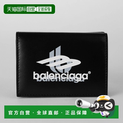 日本直邮BALENCIAGA 3折钱包 运动logo TRIFOLD WALLET 594312 2A