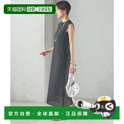 日本直邮SHIPS 可手洗 Broche Square Race I-Line 连衣裙 [SH861