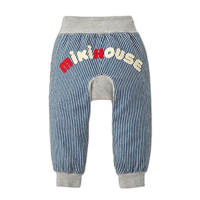 【日本直邮】MIKIHOUSE 长裤 10-3203-494 100cm 绀蓝×白牛仔