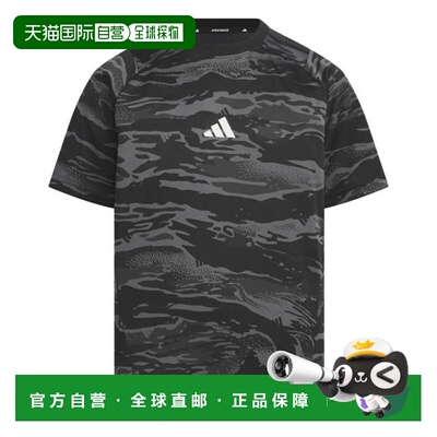 日本直邮adidas 少年 MH Essentials 迷彩满印短袖T恤 [KCE62-JM4