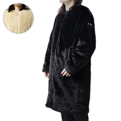 日本直邮 TATRAS TAMIL 长外套毛皮大衣无色生态毛皮拉链外套女式