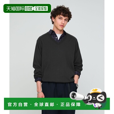 1h可退 日本直邮green label relaxing 男装 纯羊毛V领针织衫 321