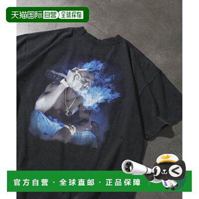 日本直邮FREAK'S STORE 男女同款 2PAC联名后印T【付后1h可退】