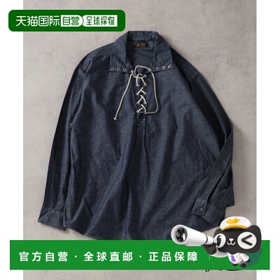 1h可退 日本直邮J.S.Homestead 男装 棉麻混纺系扣衬衫 260504706