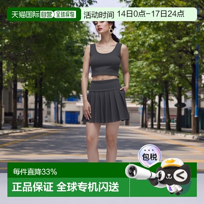 日本直邮日潮 GRL内衬安全裤百褶迷你裙羊毛百褶裙半身裙FO2267