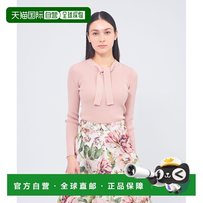 1h可退 日本直邮EPOCA 女士 春秋季薄款针织系带套头衫 N7N01714_