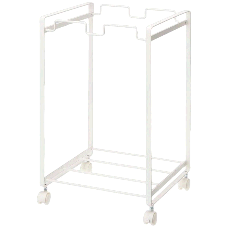 【日本直邮】山崎实业 垃圾分类 2垃圾袋支架 白色34.5 x D30 x H