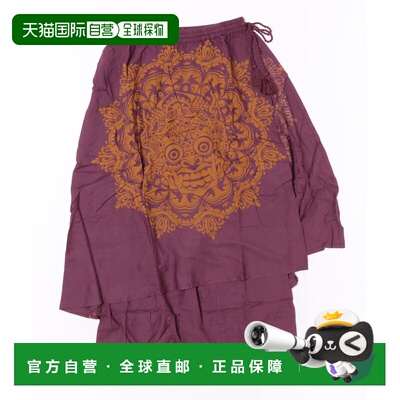 日本直邮CAYHANE 男女同款 巴隆图腾卷裙风阔腿裤 IDS6215