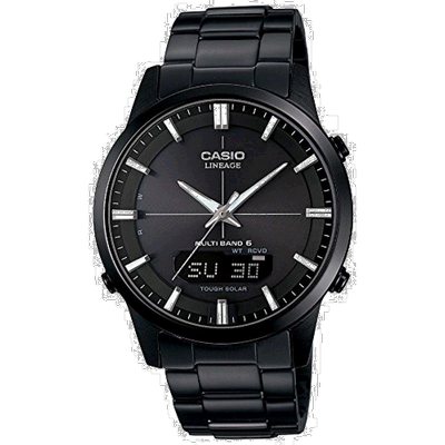 【日本直邮】卡西欧LINEAGE 电波腕表LCW-M170DB-1AJF黑色防水