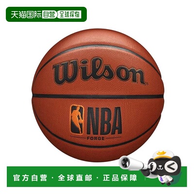 日本直邮WILSON NBA FORGE 篮球 5号 棕色 威尔胜