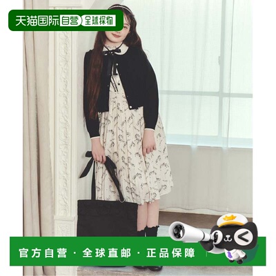 日本直邮mezzo piano Junior 女童 百褶连衣裙 音【付后1h可退】