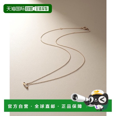 日潮跑腿COCOSHNIK K10 钻石桶形切割矩形项链 405-36703精致吊坠